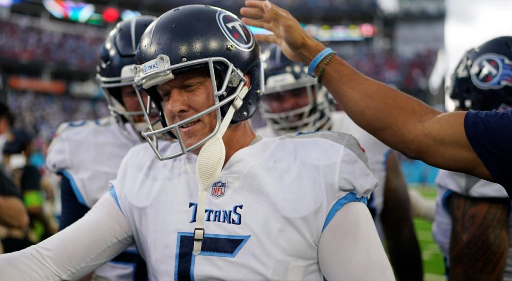 Folk's OT field goal in rain helps Titans snap eight-game skid with win ...