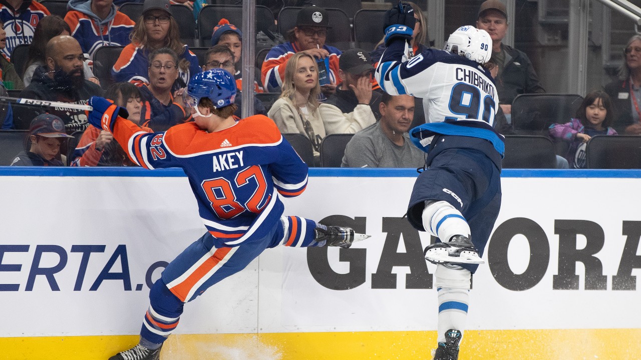 Oilers send draft pick Beau Akey back to OHL's Barrie Colts - Sportsnet.ca