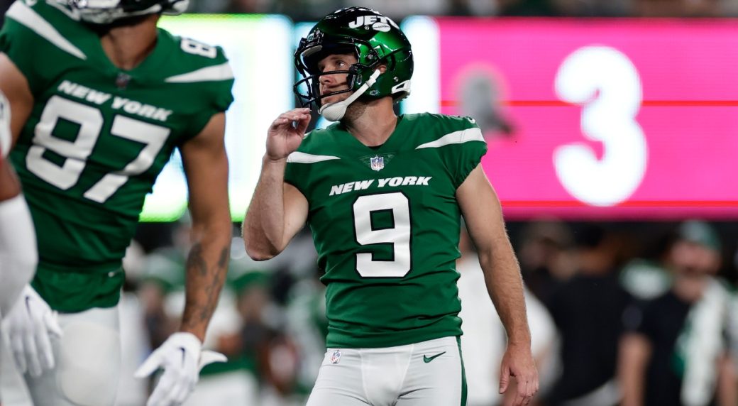 Jets kicker Zuerlein questionable to play vs. Cowboys because of groin ...