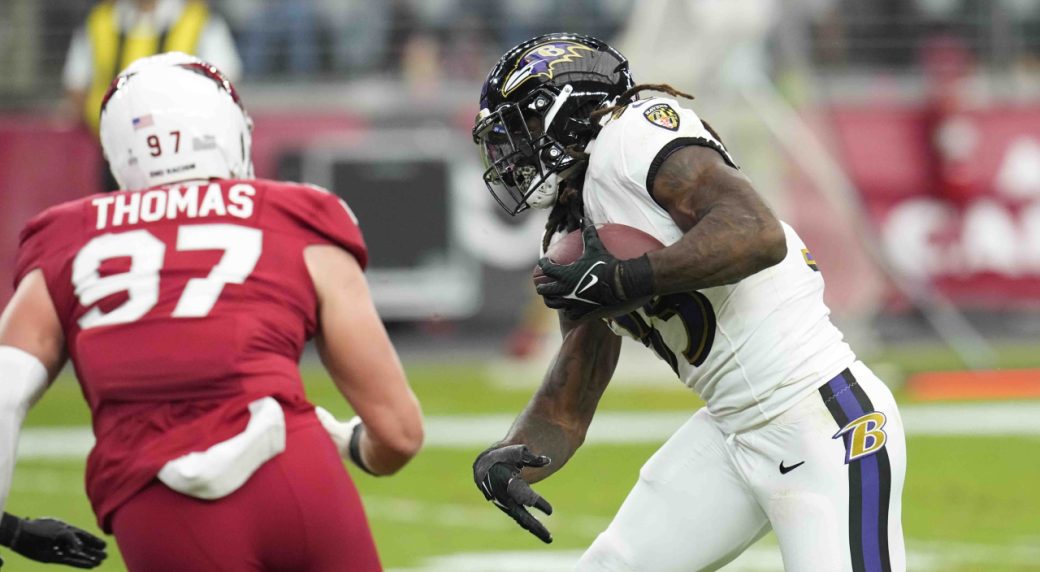 Gus Edwards runs for three touchdowns, Ravens' defence keys win over ...