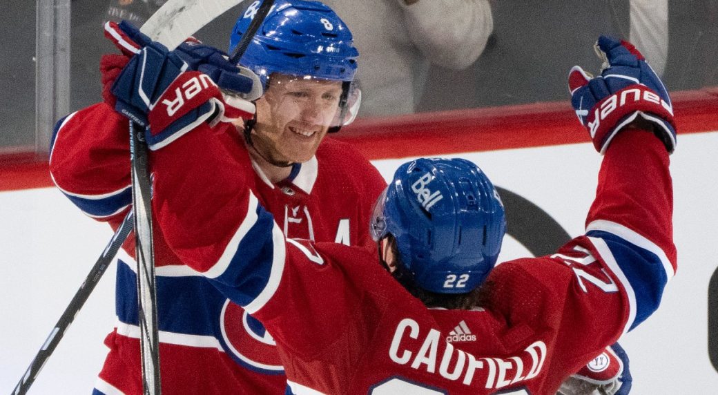 Caufield scores OT winner as Canadiens complete comeback over Blue Jackets
