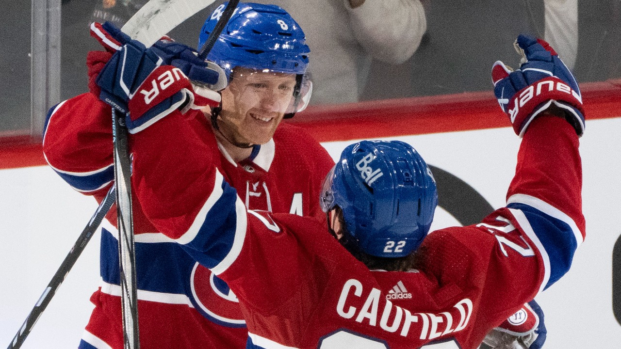 Caufield scores OT winner as Canadiens complete comeback over Blue ...