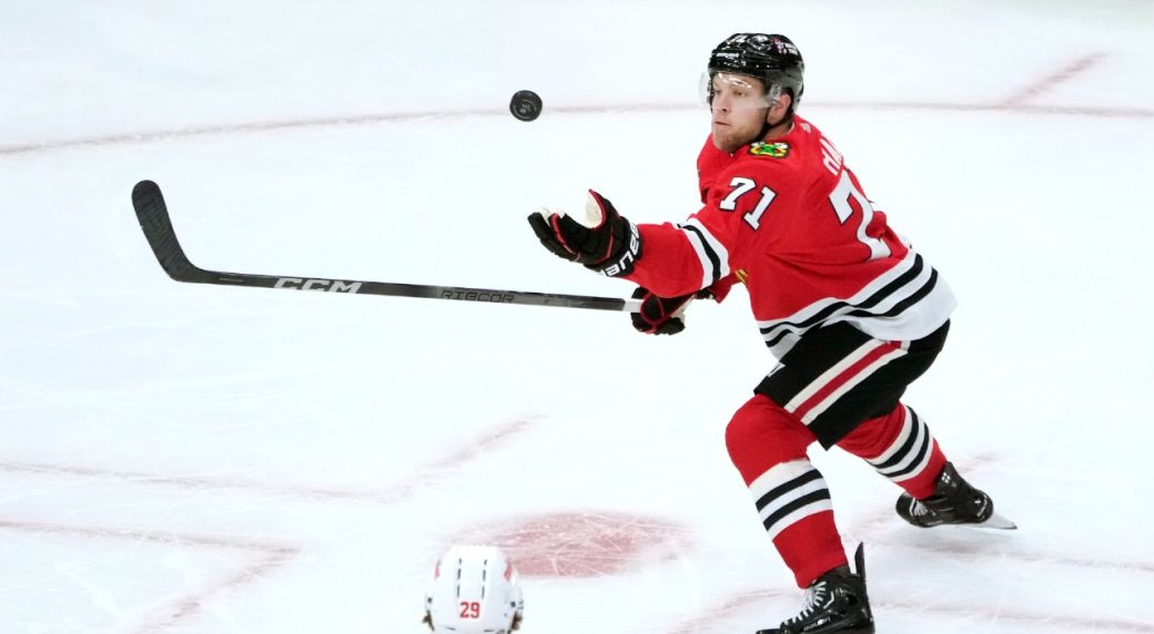 Taylor Hall hoping to provide boost for Blackhawks in return from knee ...