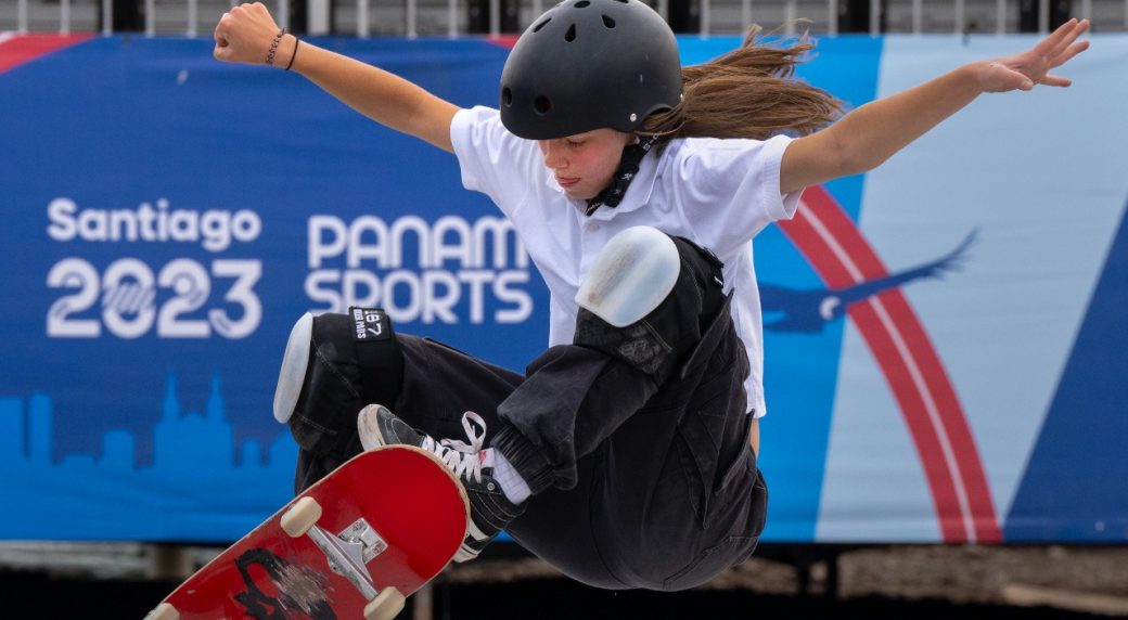 Canadian teen Fay De Fazio Ebert wins Pan Am skateboarding gold