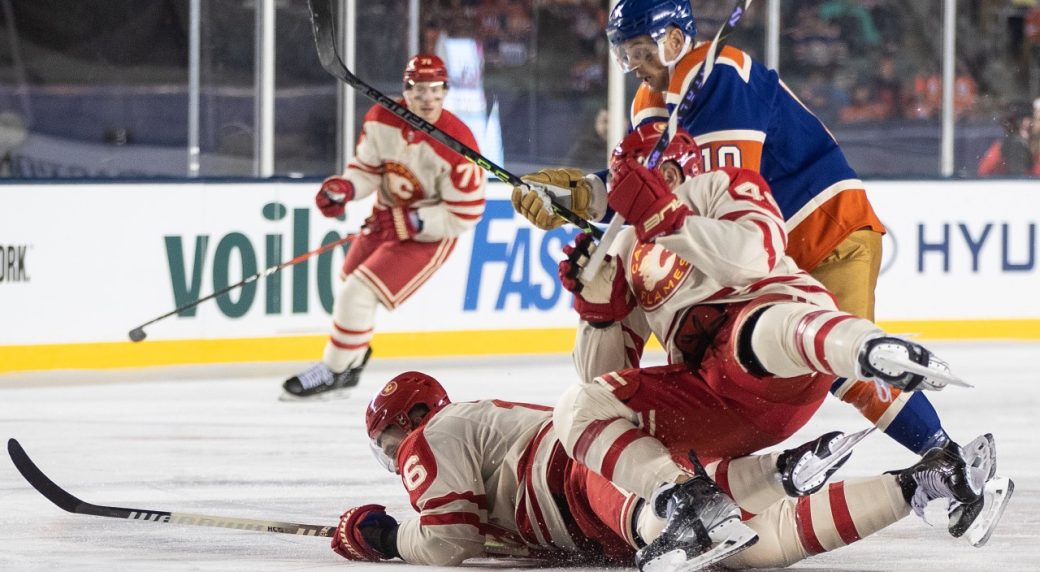 Flames' even-strength offence non-existent again as free fall continues