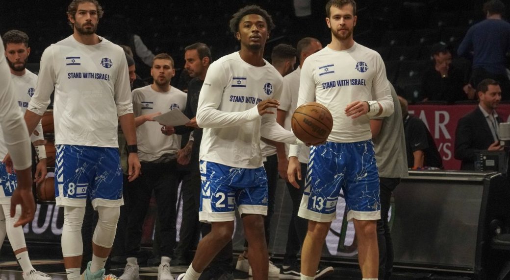 Israeli team opens tour against NBA teams, believing games provide hope