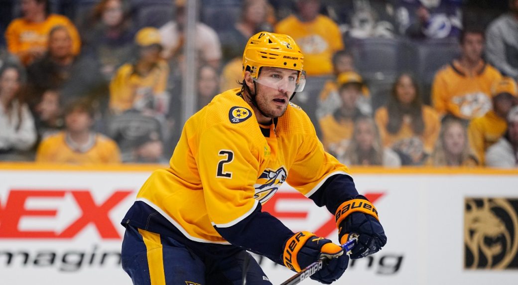 Predators' Luke Schenn out 4-6 weeks with lower-body injury