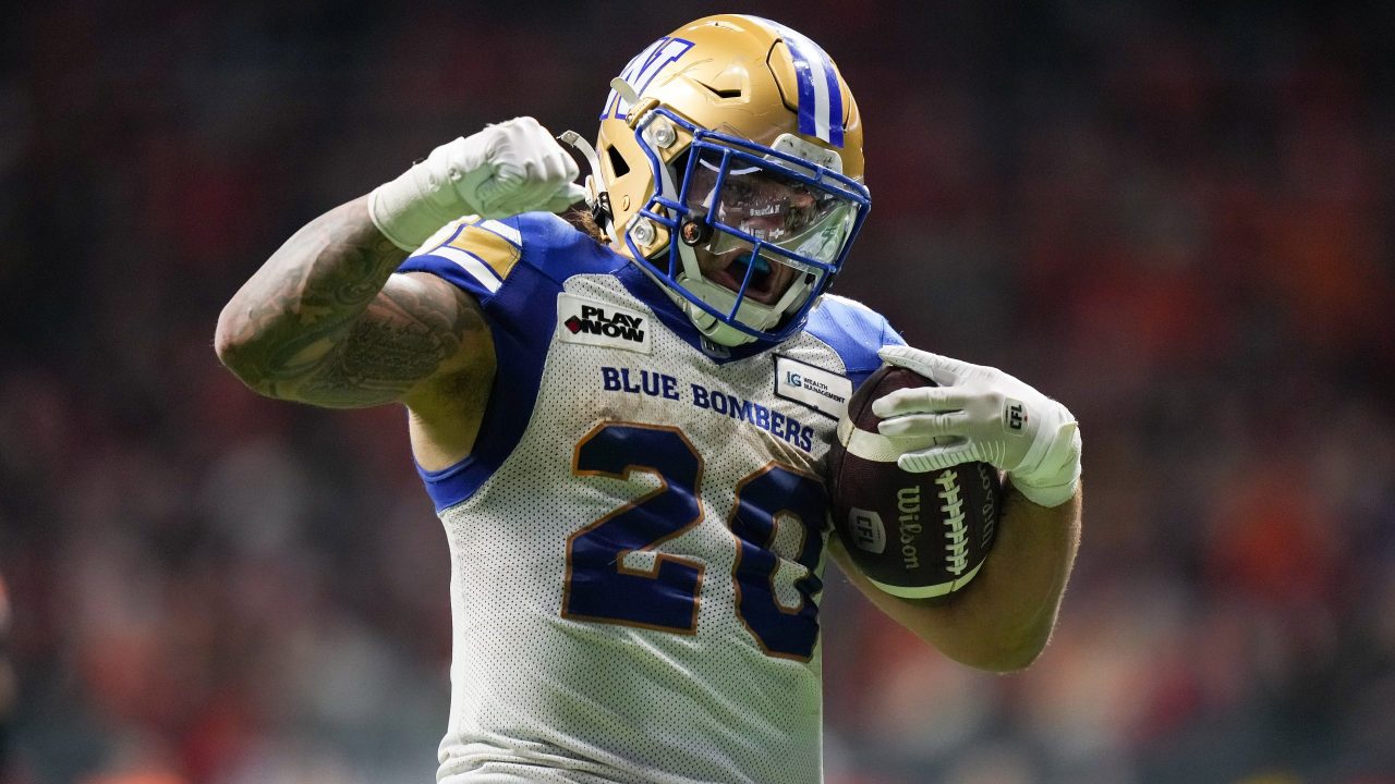 Blue Bombers RB Brady Oliveira thankful for time he spent with Andrew Harris - Sportsnet.ca