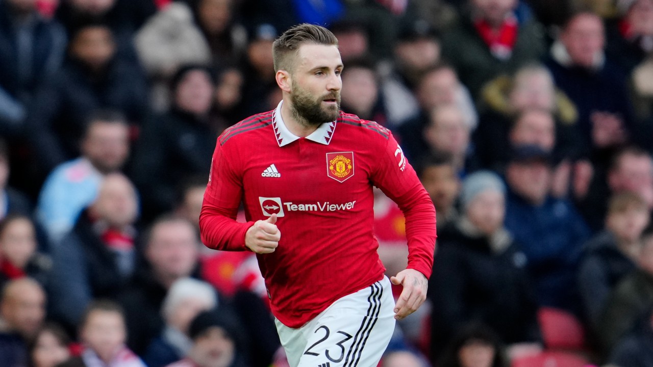 Manchester United's Luke Shaw back in training after muscle injury ...