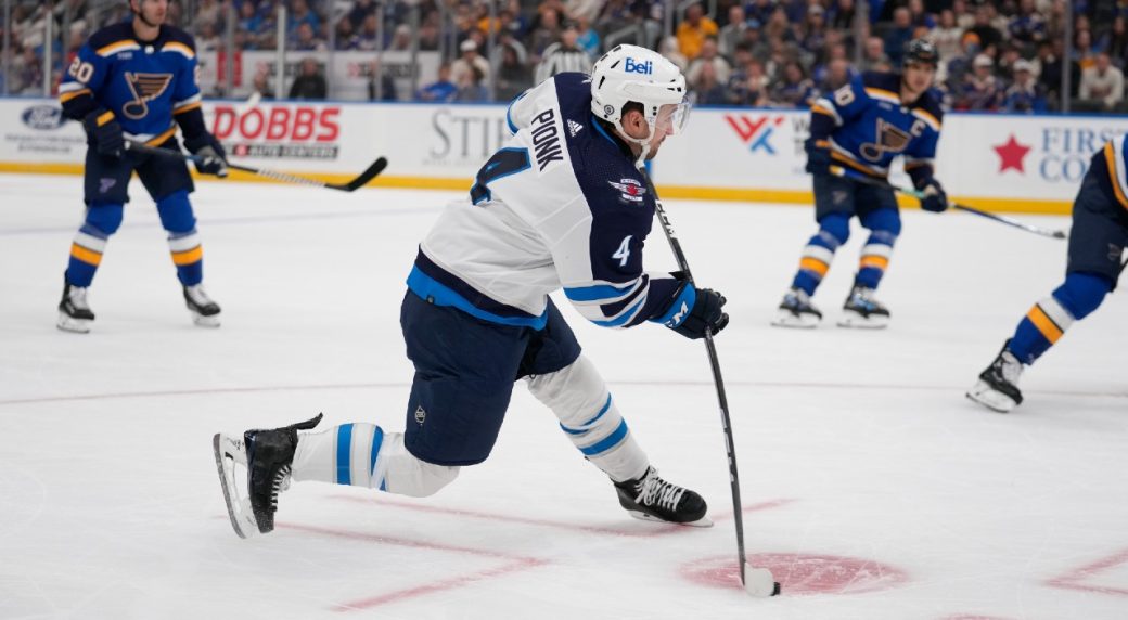 Jets' Neal Pionk scores one day after funeral for best friend Adam Johnson