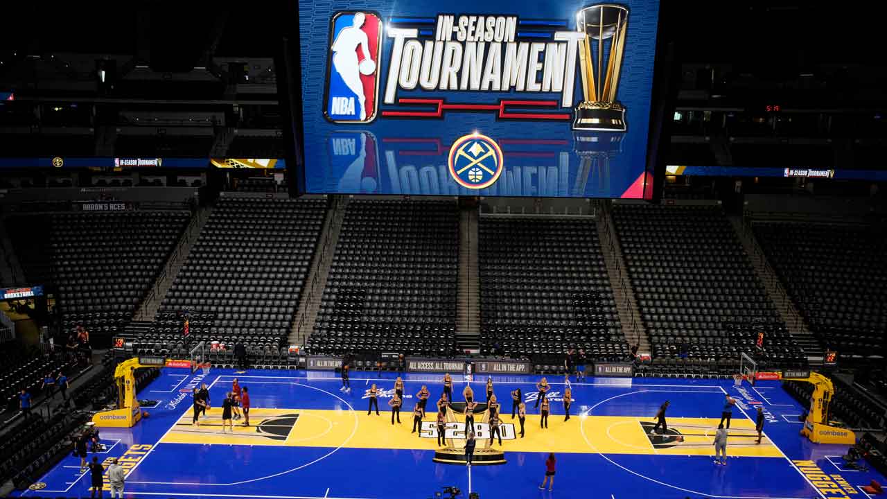 Wrongly measured three-point line on Nuggets' court fixed ahead of game ...
