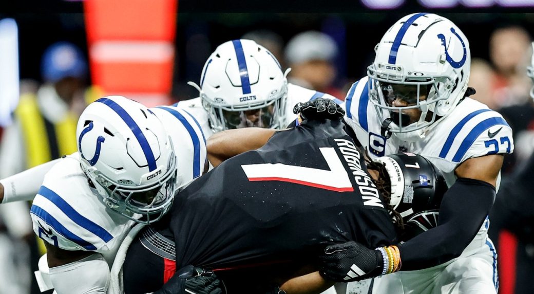 Colts' playoff chances take hit after loss to Falcons
