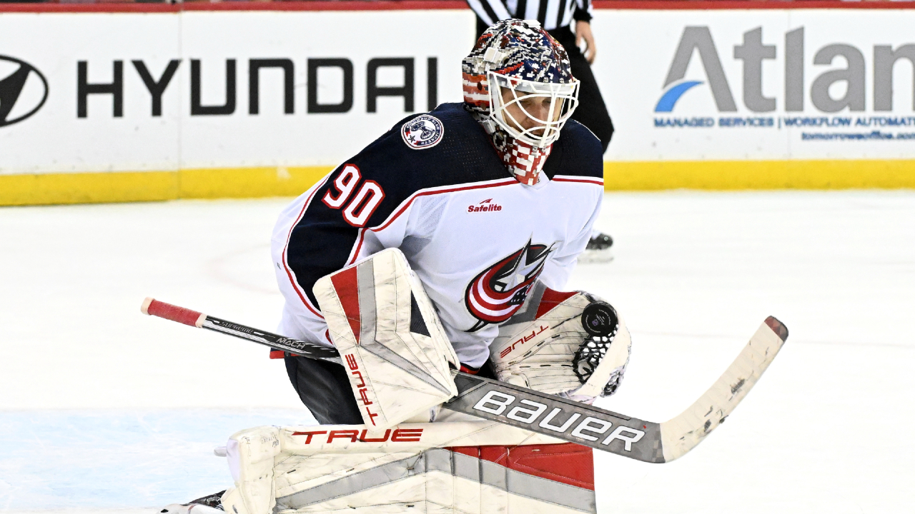 Blue Jackets to start goaltender Elvis Merzlikins vs. Canucks ...