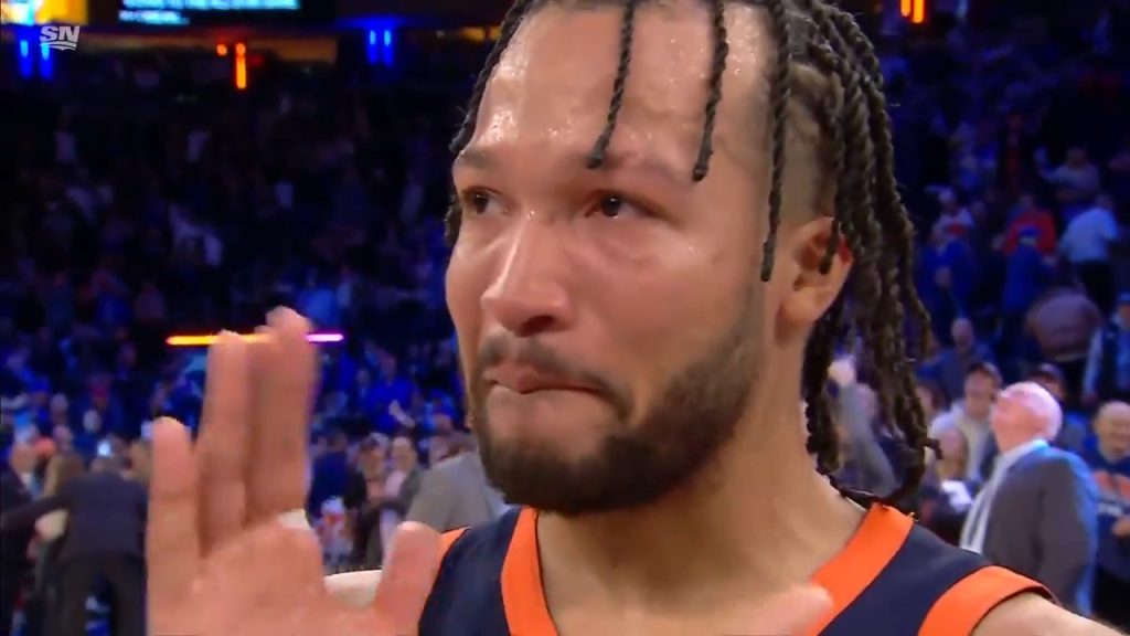 Brunson emotional after Knicks fans shower him with MVP chants