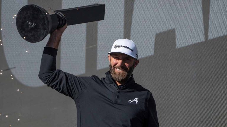 Dustin Johnson wins LIV Golf Las Vegas in windy and chilly conditions ...