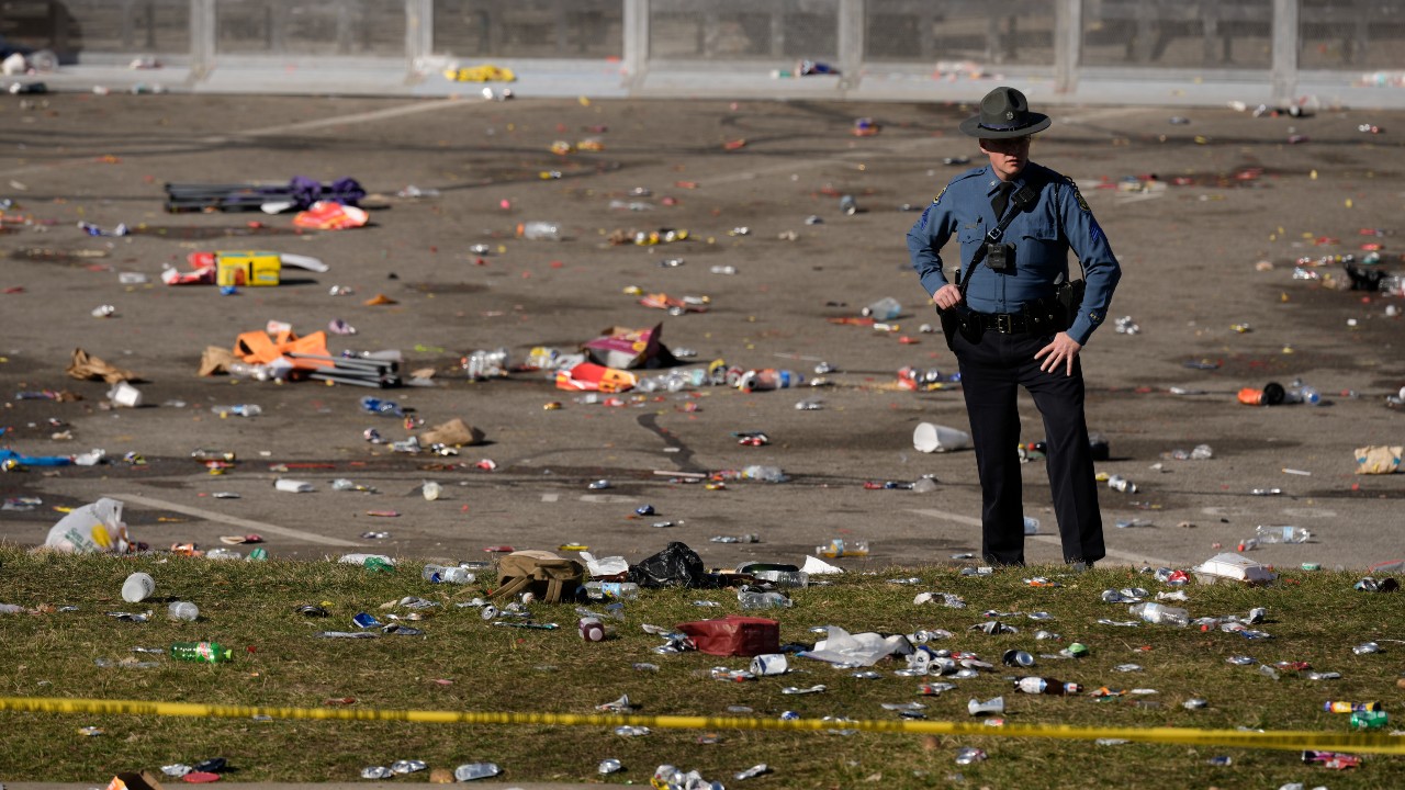 Two adult men charged with murder in shooting at Chiefs' Super Bowl ...