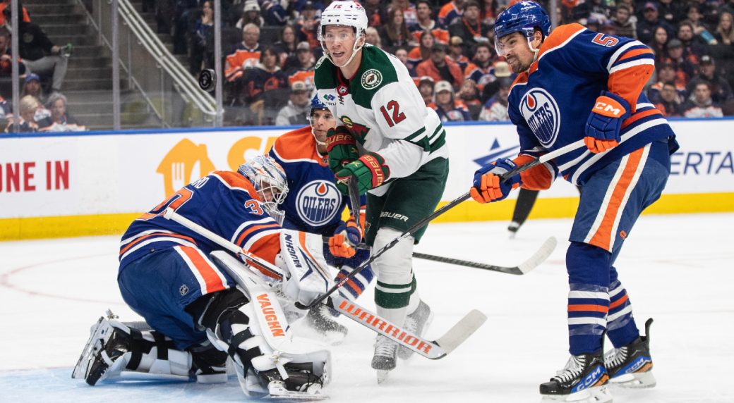 Oilers drop second straight game as Boldy's two goals lead Wild to win
