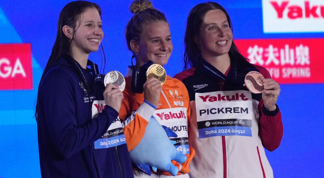 Canada's Pickrem takes bronze in 200 breaststroke at world aquatics ...