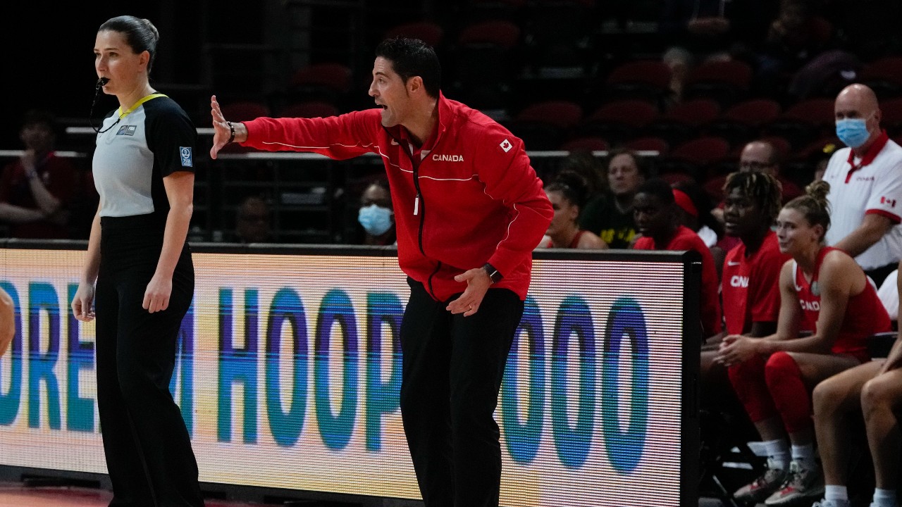 Canada Basketball, women's national team head coach Victor Lapena ...
