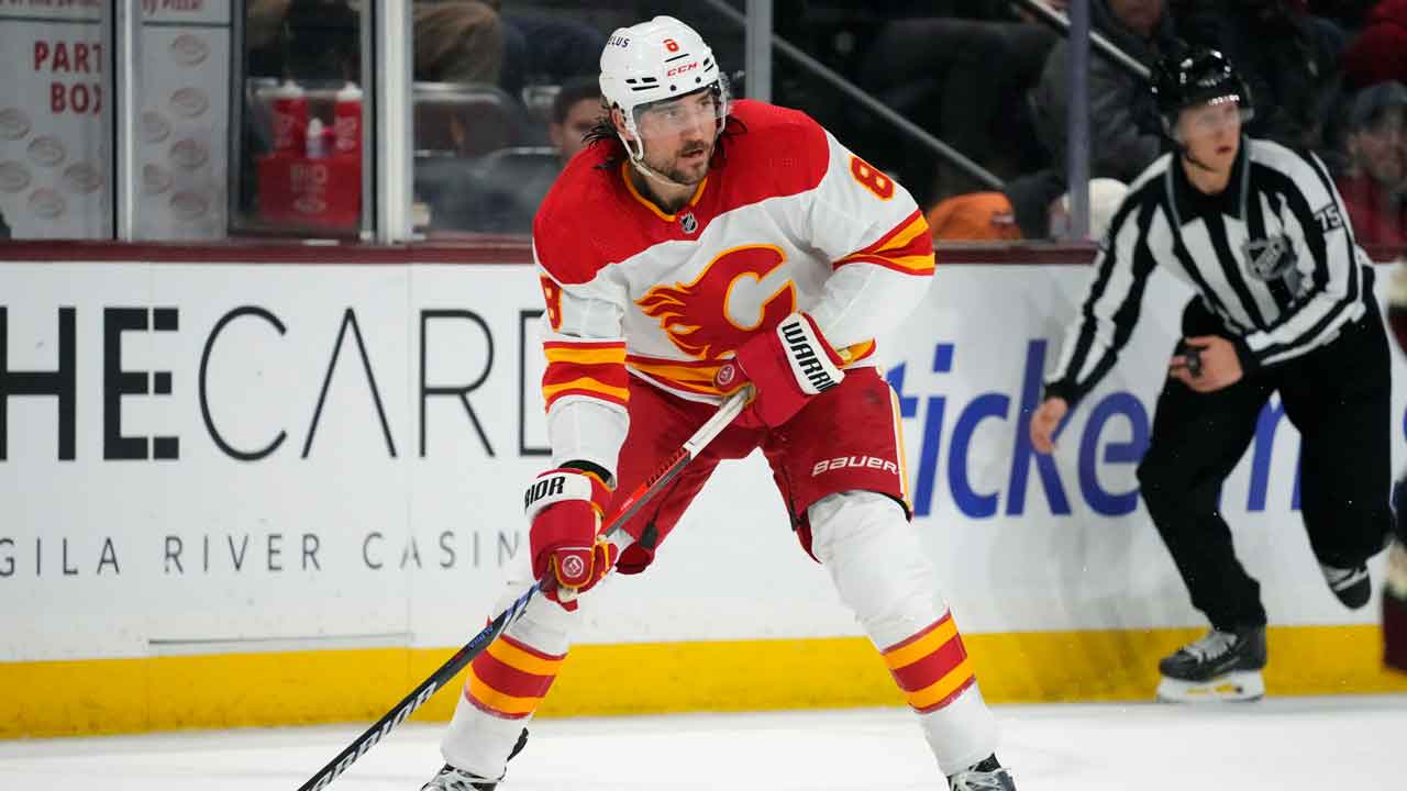 Tanev inspires young Flames through injury scare, showing what it takes ...