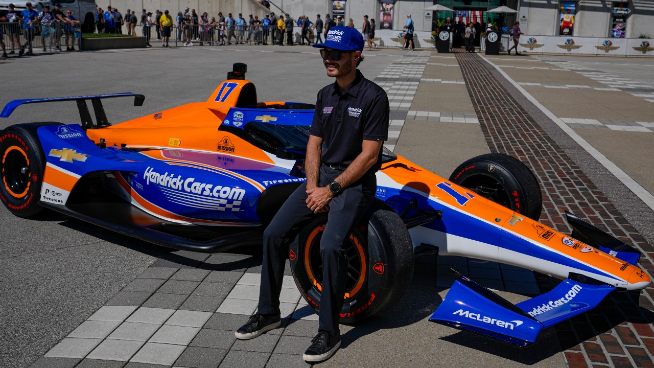 NASCAR star Kyle Larson tests the limits of his Indy 500 ride at ...