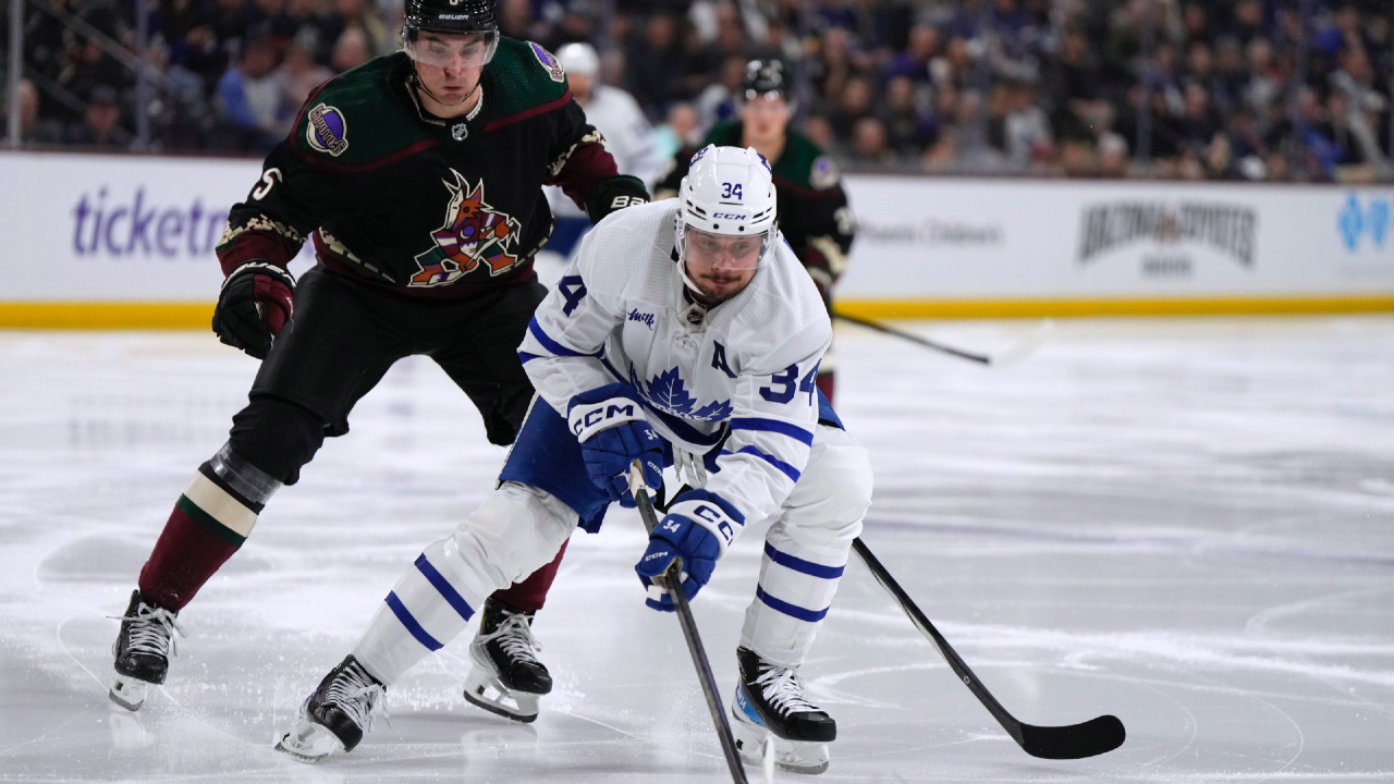 Maple Leafs’ Matthews scores 50th goal in 54th game, fastest to mark in ...