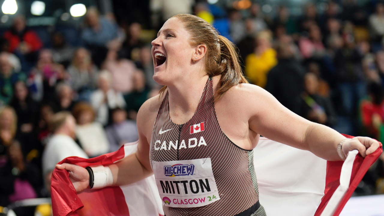 Canada's Mitton primed for Paris Olympics after winning world indoor ...
