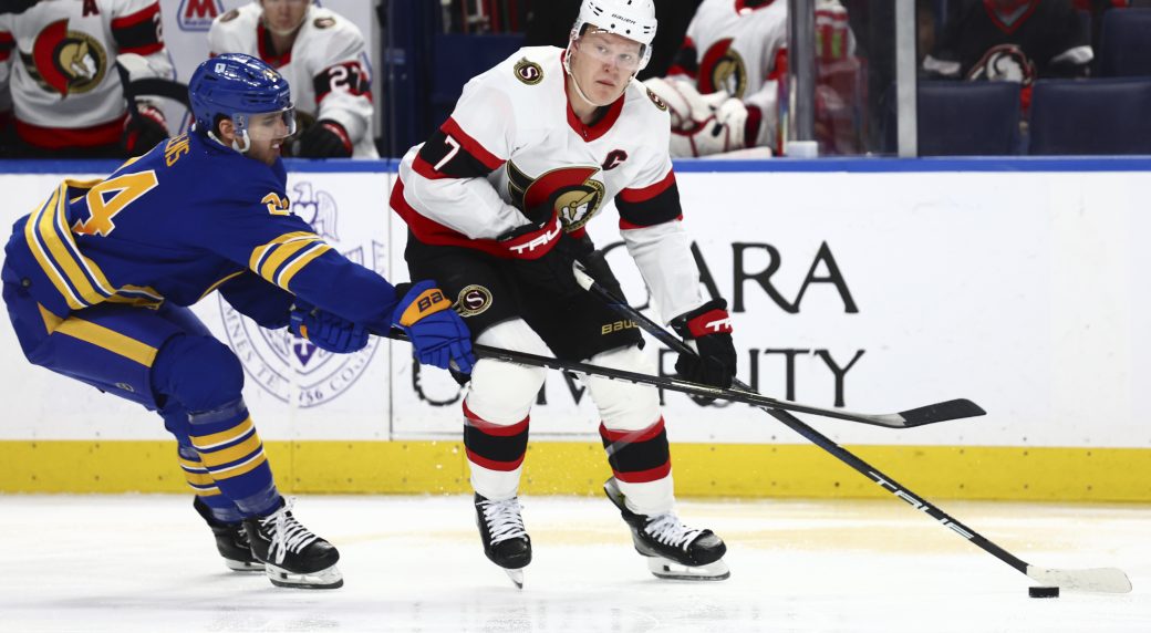 Shane Pinto has a goal, three assists as the Senators roll over the Sabres