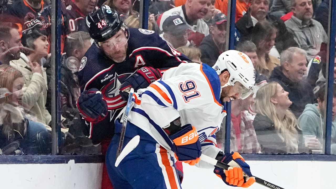 Oilers' win streak ends at five after loss to Blue Jackets - Sportsnet.ca