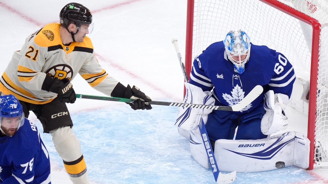 Bruins beat Maple Leafs for second time this week, sweep season series ...