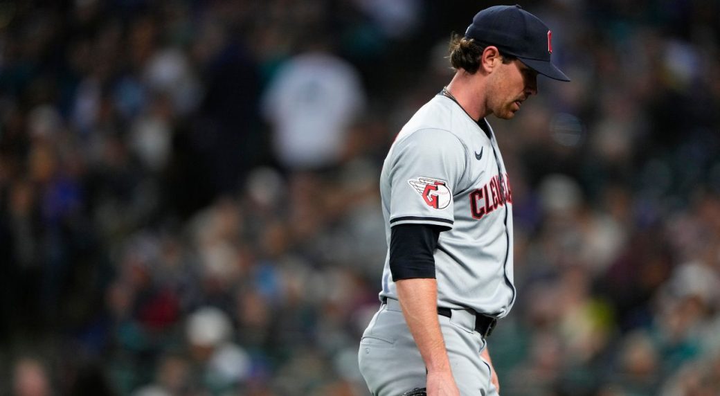Guardians' Shane Bieber emotional discussing elbow injury, uncertain future