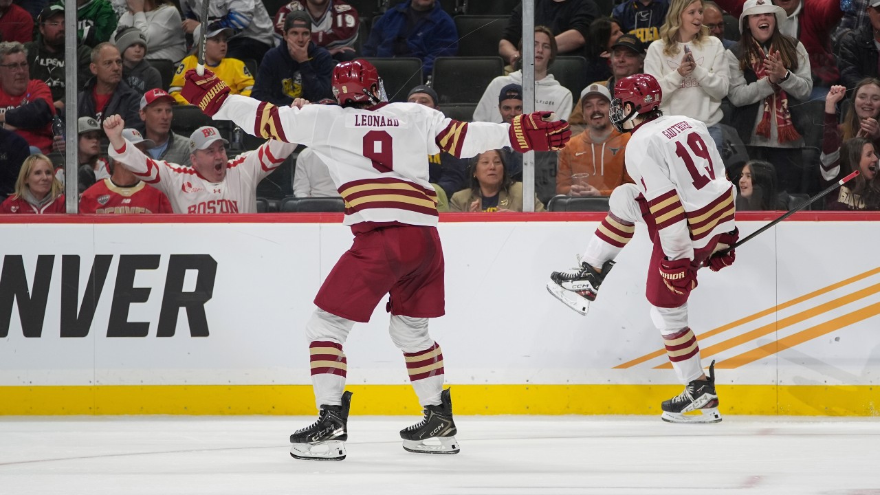 Boston College beats Michigan in Frozen Four semis, sets up final with ...