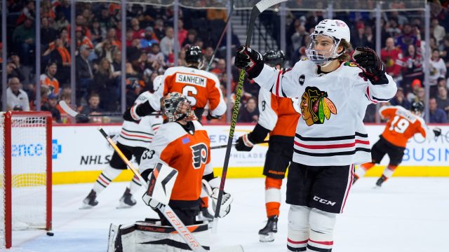 Chicago Blackhawks' Connor Bedard named rookie of the month for March ...