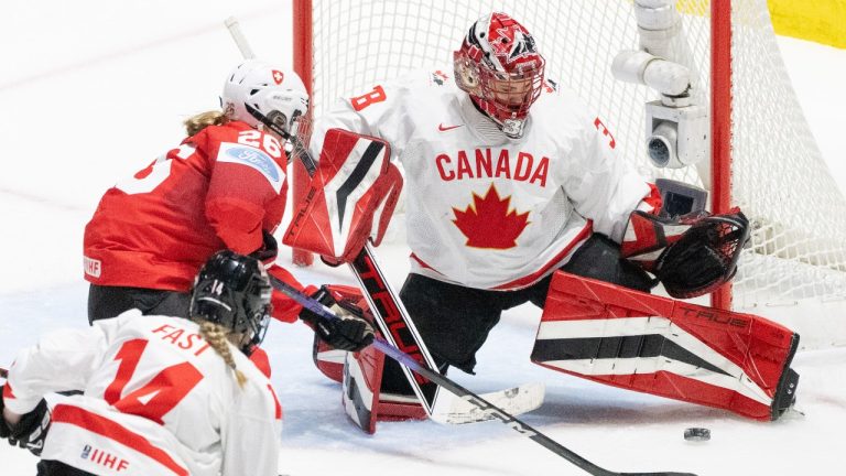 Canada blanks Switzerland at women's world hockey championship ...
