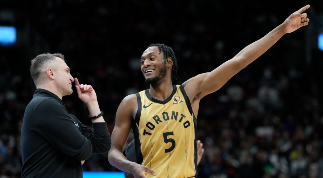 Immanuel Quickley's double-double powers Raptors past Wizards