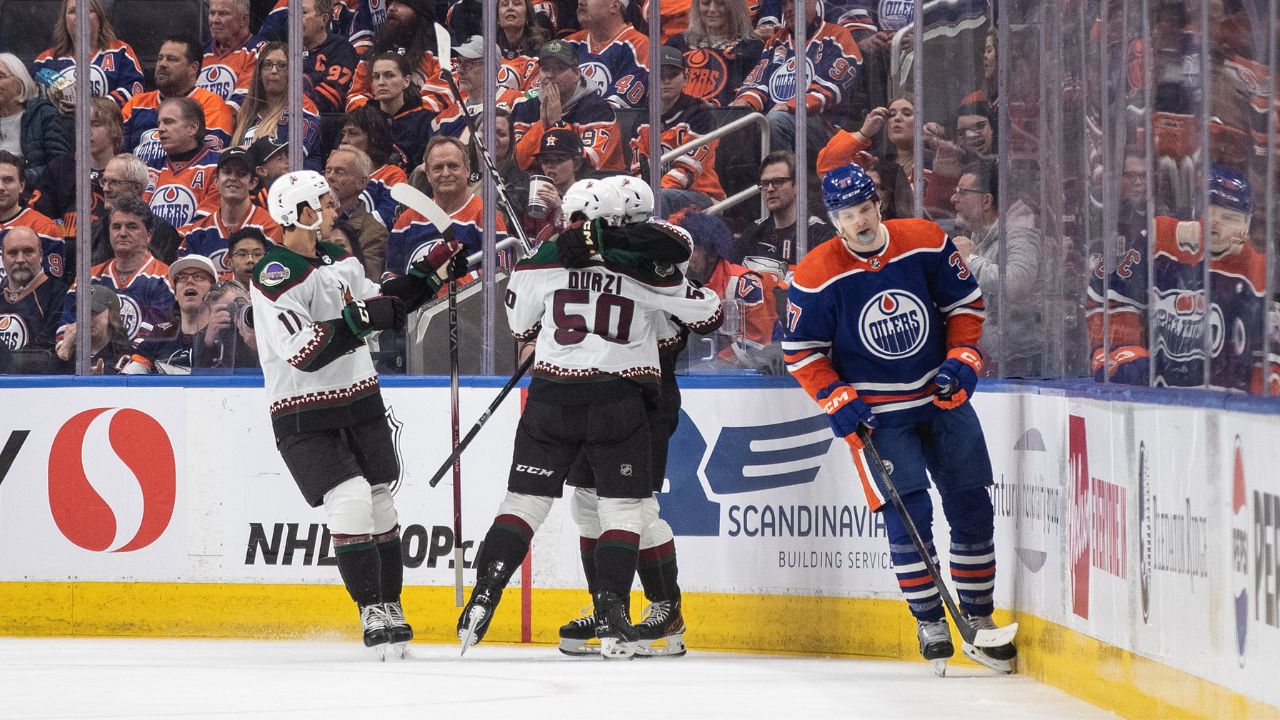 Maccelli scores OT winner as Coyotes edge McDavid-less Oilers ...