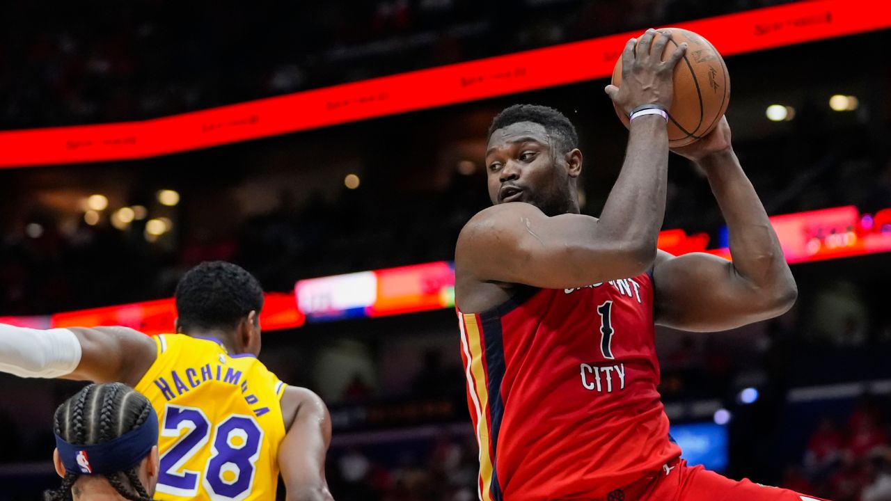 Zion Williamson misses play-in game vs. Kings, out two weeks after ...