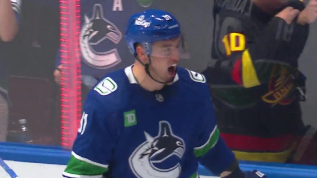 Zadorov ignites Canucks crowd with precision snipe