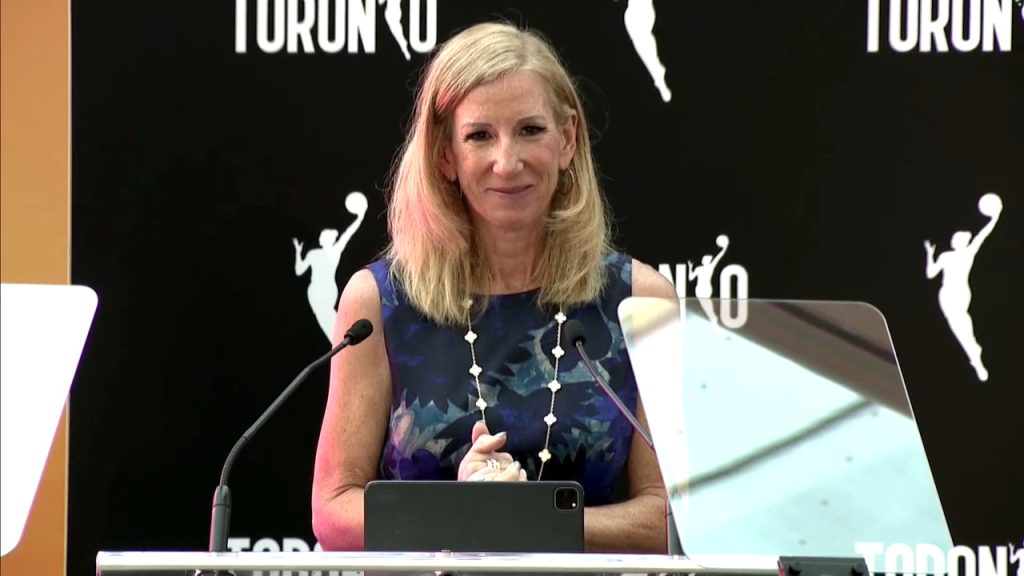 Cathy Engelbert officially awards Toronto the 14th WNBA franchise