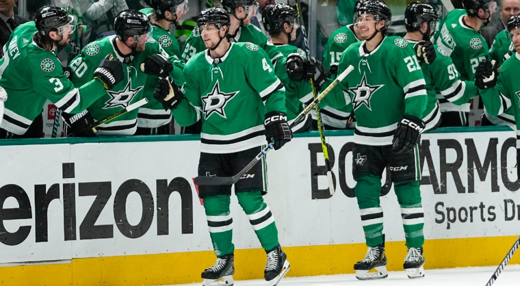 Watch Live: Stars meet media ahead of series vs. Oilers