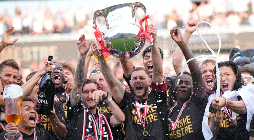 FC Midtjylland wins Danish league after final-day slip-up by Brondby