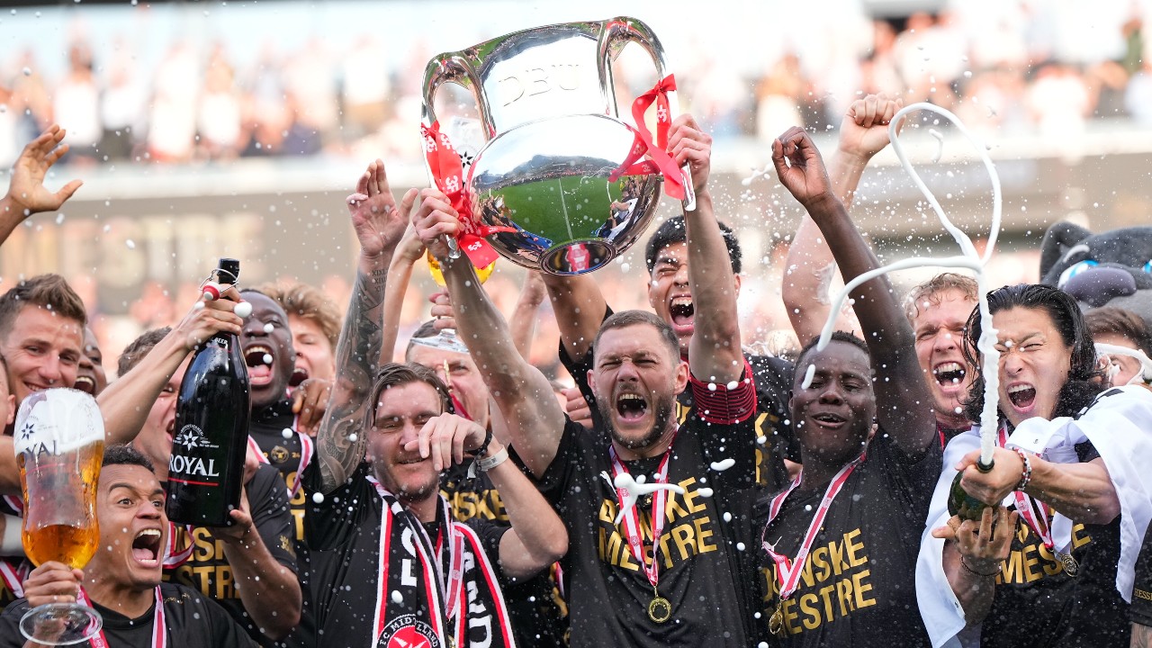 FC Midtjylland wins Danish league after final-day slip-up by Brondby