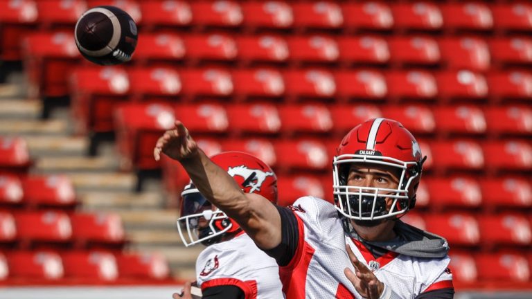 Calgary Stampeders' training camp opens with abundance of quarterbacks ...
