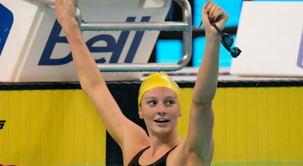 Canada's Summer McIntosh breaks world record in 400m IM