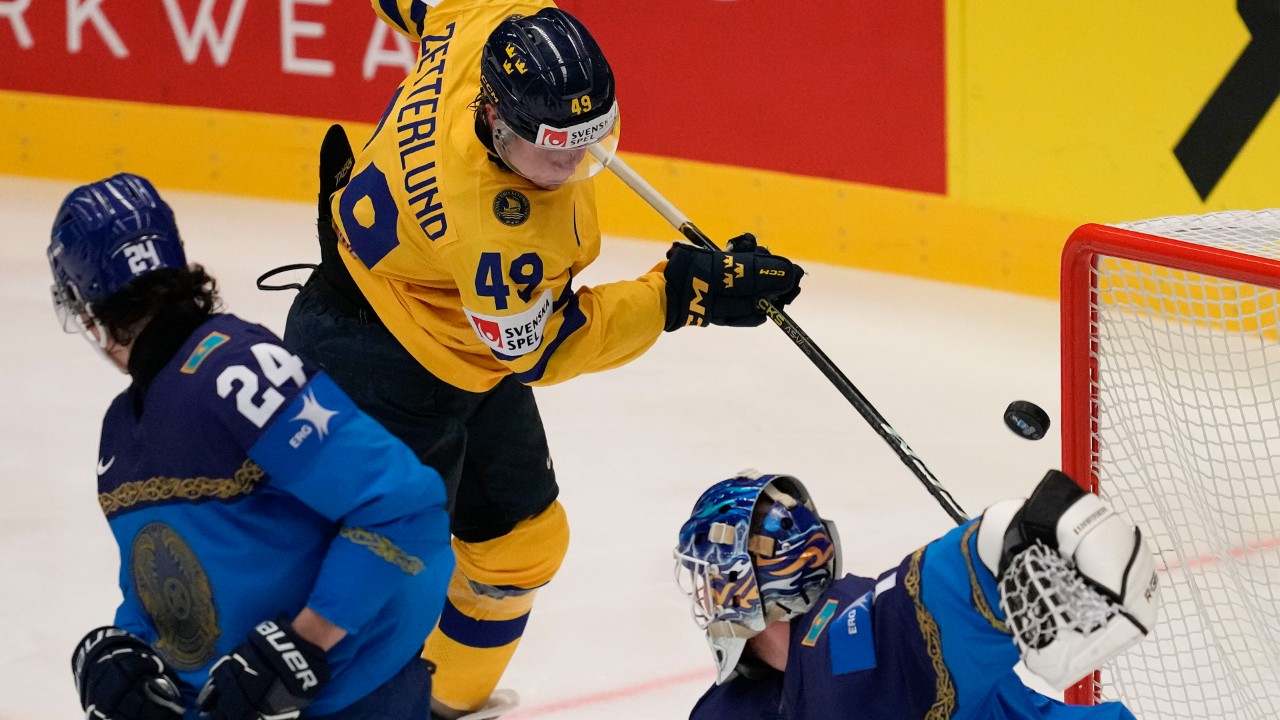 Sweden beats Kazakhstan to keep perfect record at world hockey ...