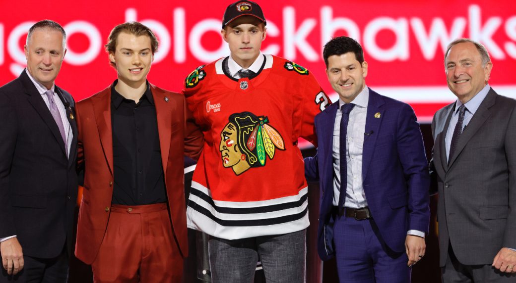 Blackhawks sign second-overall pick Artyom Levshunov to three-year ...