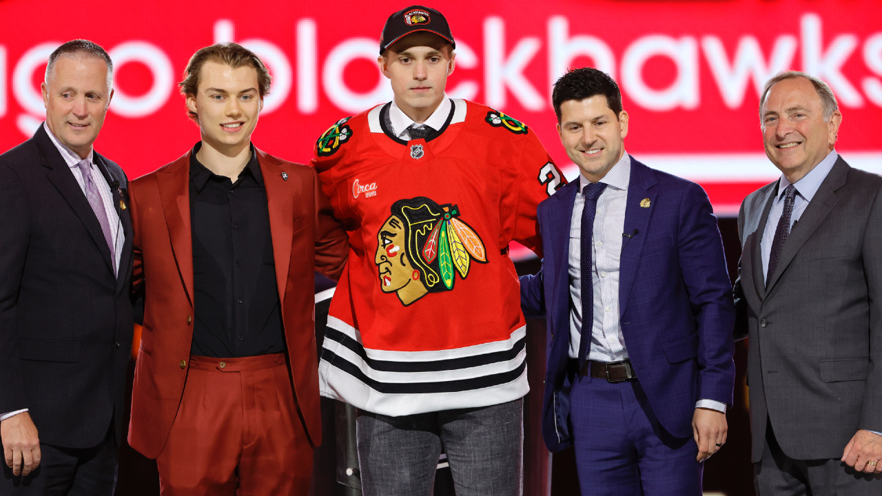 Blackhawks sign second-overall pick Artyom Levshunov to three-year ...