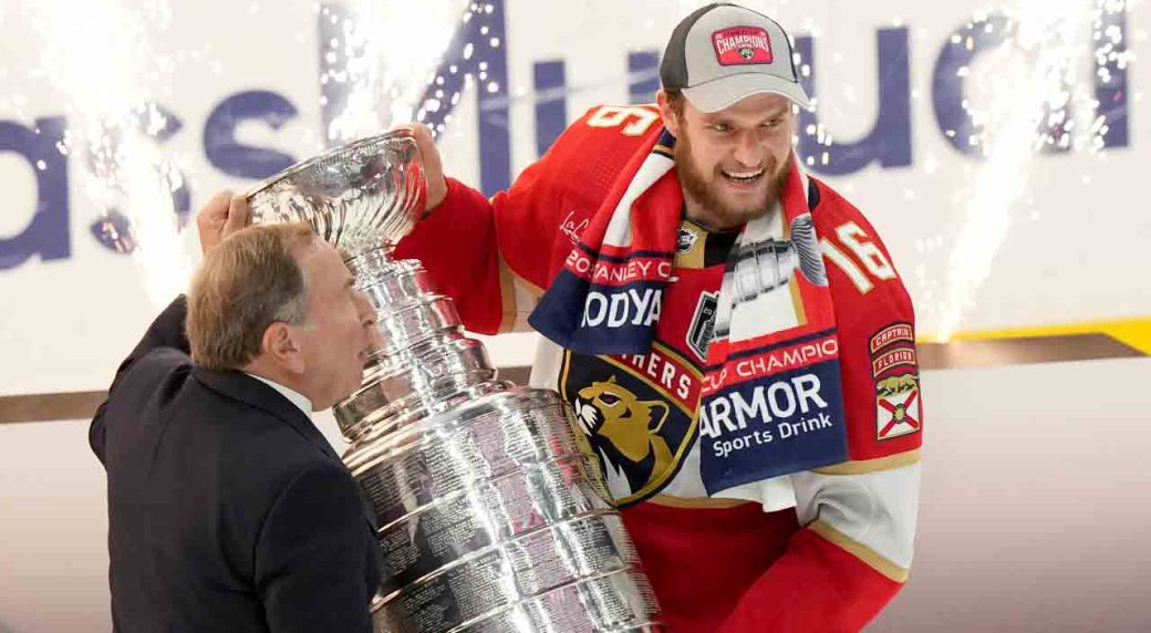 Panthers' Aleksander Barkov becomes first Finnish captain to win ...