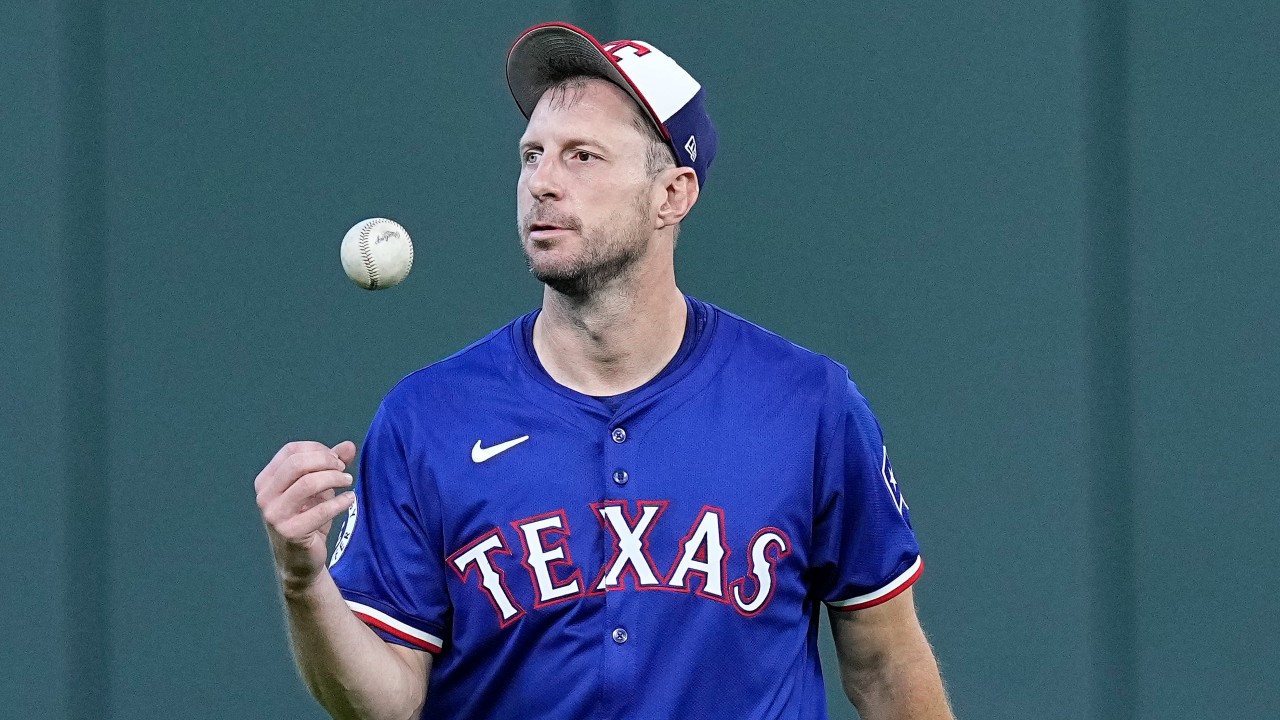 Max Scherzer set to make season debut Sunday for Rangers against Royals ...