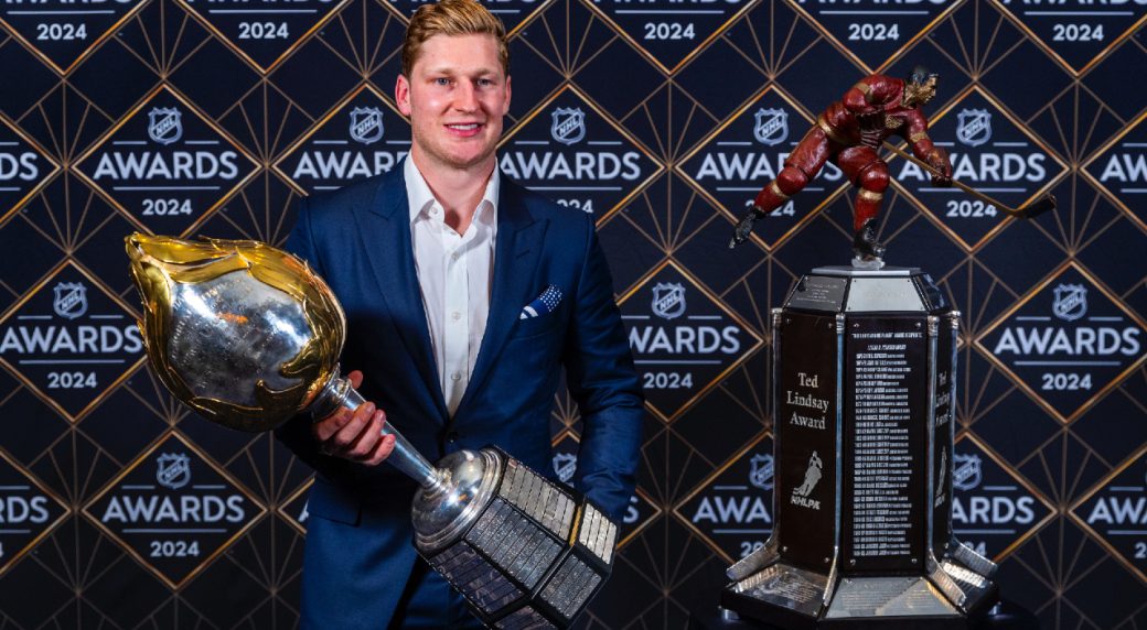 Avalanche's Nathan MacKinnon takes home first Hart Memorial Trophy